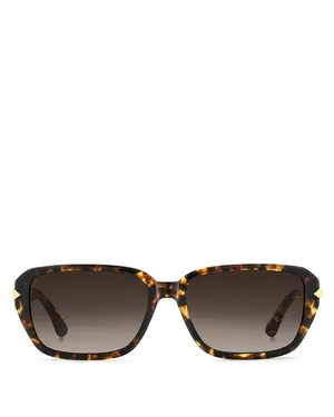 Isabel Marant Geometrical Sunglasses, 58mm - Havana