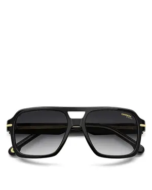 Carrera Eyewear Double Bridge Square Sunglasses, 56mm