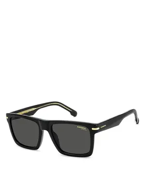 Carrera Eyewear Rectangle 55mm Sunglasses - Black