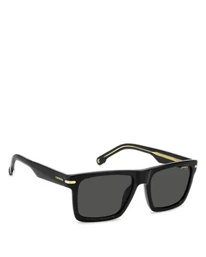 Carrera Eyewear Rectangle 55mm Sunglasses - Black
