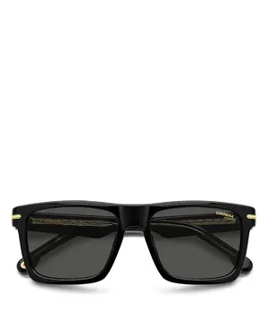 Carrera Eyewear Rectangle 55mm Sunglasses - Black