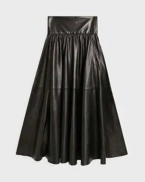 BY MALENE BIRGER Mivilo Leather Skirt