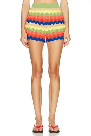 SIMONMILLER Marzo Wave Knit Short