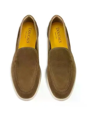 DOUCAL'S Suede Loafers - Brown