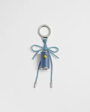 Dior Studio Couture Bag Charm - Blue Lambskin, Silver-finish Metal, Multicolor Lacquer And Blue Thread