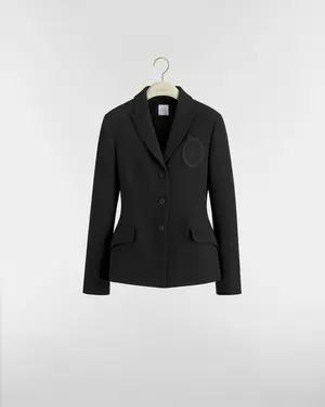 Dior Médaillon Embroidered Bar Jacket - Black Wool And Silk