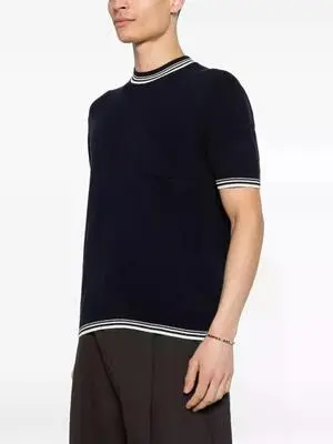 PAOLO PECORA Striped Pocket T-shirt