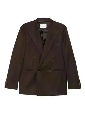 MANUEL RITZ Double-breasted Blazer - Brown