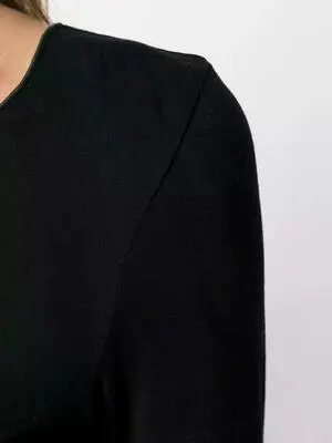 Majestic Filatures Fitted Long Sleeve Top - Black