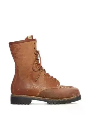Visvim Leather Lace-up Boots - Brown
