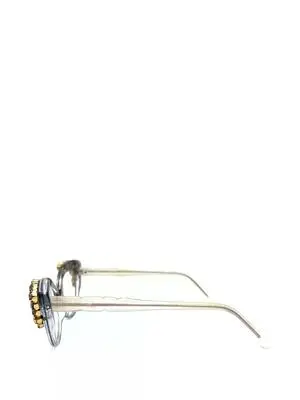 FRANCIS KLEIN Embellished Cat-eye Eyeglasses
