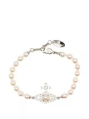 VIVIENNE WESTWOOD Olympia Pearl Bracelet - Silver