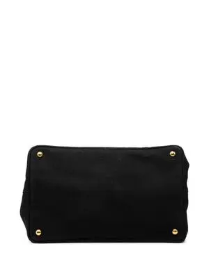 Prada Canapa Logo Satchel 2013-2015 - Black