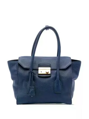 Prada Vitello Daino Sound Lock Satchel