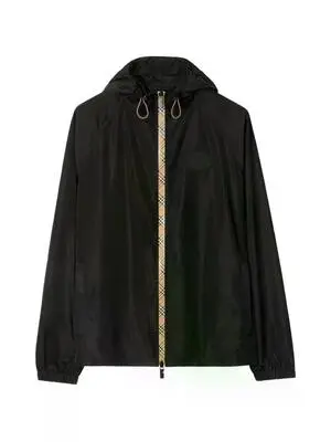Burberry Hooded Jacket With Contrasting Trim