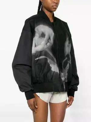 Adidas By Stella McCartney Floral Print Bomber Jacket