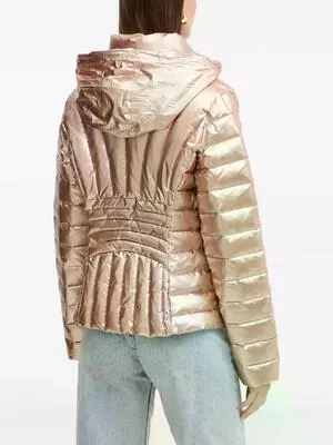 Armani Exchange Quilted Funnel-neck Jacket - Pink