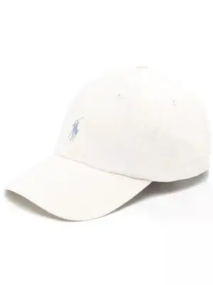 Polo Ralph Lauren Polo Ralph Lauren Logo-Embroidered Cap Neutrals