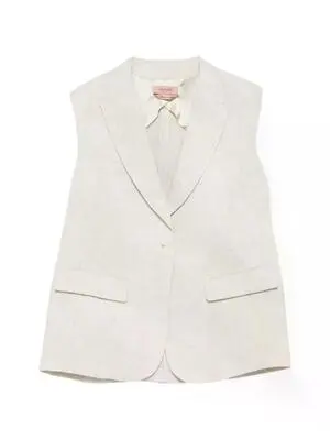 TWINSET Flap-pocket Single-breasted Gilet
