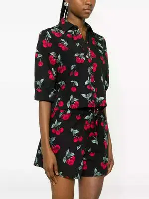 TWINSET Printed Poplin Shirt