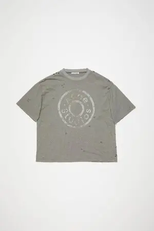 Acne Studios Distressed Logo T-shirt