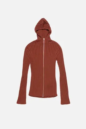Acne Studios Zip-up Hooded Cardigan
