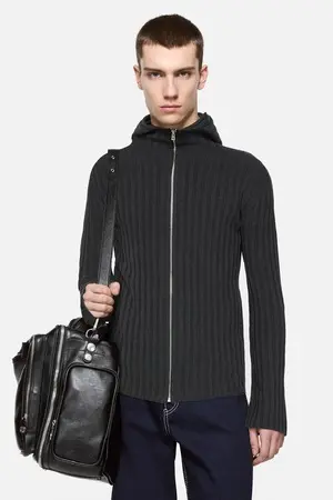 Acne Studios Zip-up Hooded Cardigan