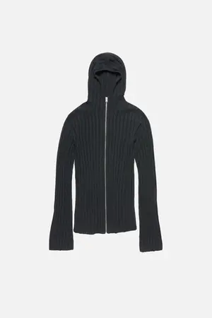 Acne Studios Zip-up Hooded Cardigan