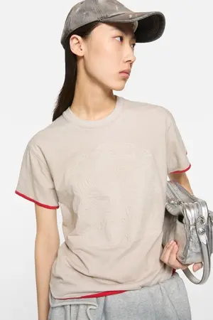 Acne Studios Embossed Logo T-shirt