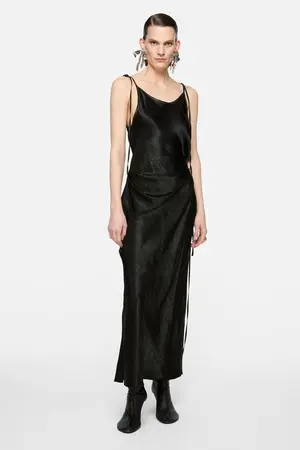 Acne Studios Satin Dress - Black