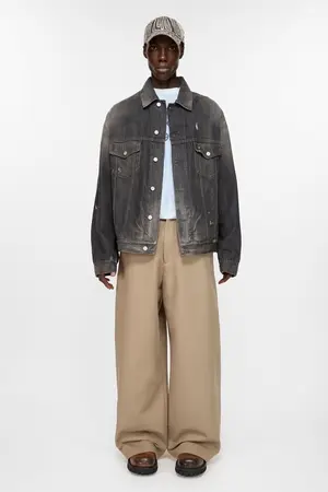 Acne Studios Twill Trousers - Khaki Beige