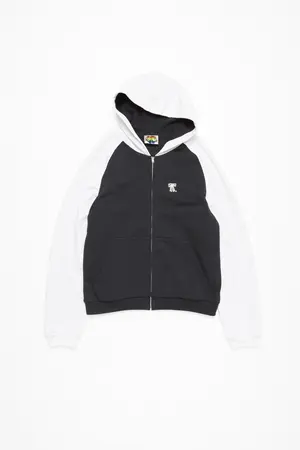 Acne Studios Bicolour Zip-up Hoodie