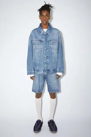 Acne Studios Oversized Denim Jacket - Mid Blue