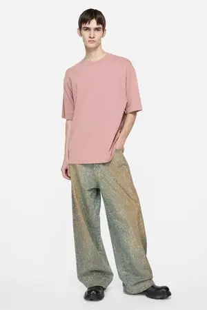 Acne Studios Short Sleeve T-shirt - Lavender Purple