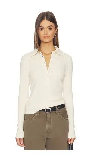 Citizens Of Humanity Brea 60's Polo Shirt - Dune