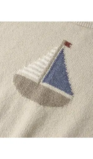 RYLEE + CRU Mountain Sweater - Sailboat