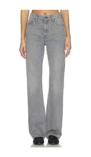 MOTHER The Mixer Heel Jeans In Grey - On The Half Shell