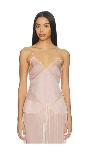 SKIMS Romance Wrap Cami Top - Pink