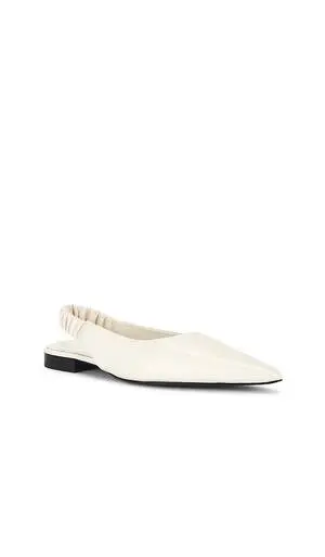Rag & Bone Mercer Slingback Flat In White