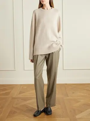 THE ROW Sibem Wool And Cashmere-blend Sweater - Neutrals
