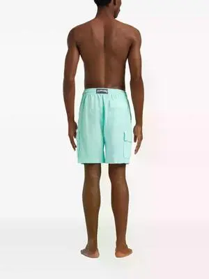 Vilebrequin Cargo-pocket Linen Bermuda Shorts - Blue