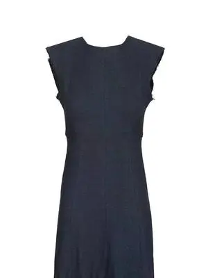 Seafarer Frayed-hem Maxi Dress