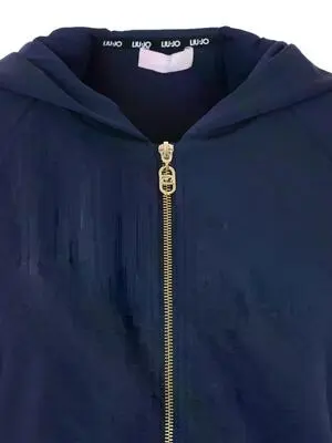 Liu Jo Long-sleeve Zip-up Hoodie - Blue