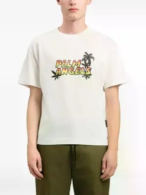 Palm Angels Logo-graphic T-shirt
