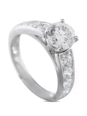 LB EXCLUSIVE 18k White Gold Diamond Ring - Silver