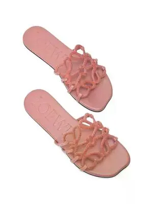 Loewe Anagram Petal Sliders