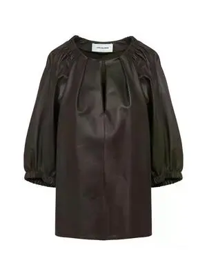YVES SALOMON Leather Top