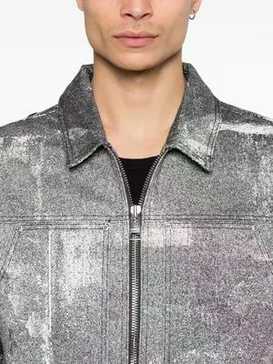PURPLE BRAND Patterned Zip-up Jacket