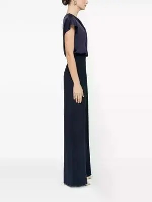 NISSA Pleated Blouse - Blue