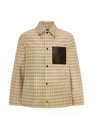 YVES SALOMON Checked Overshirt